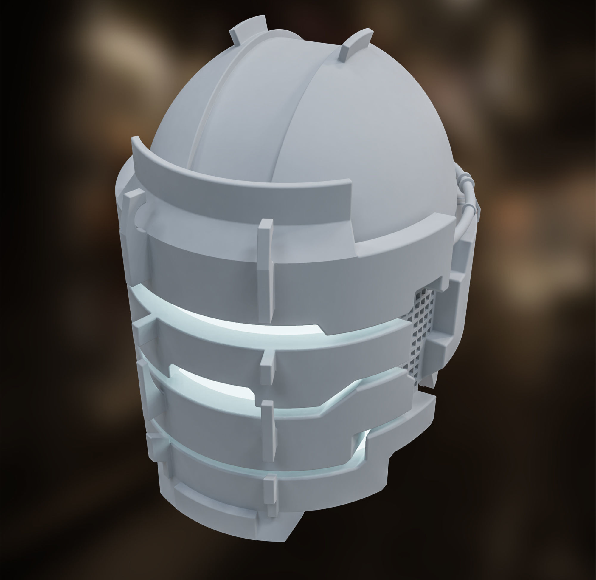 Dead Space - Isaac Clarke helmet 4 3D model | CGTrader
