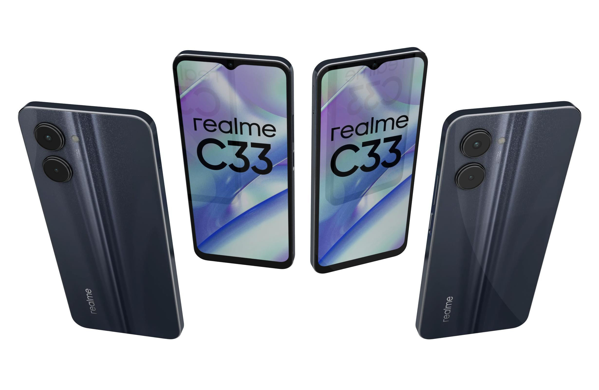 3D model Realme C33 All Colors VR / AR / low-poly | CGTrader