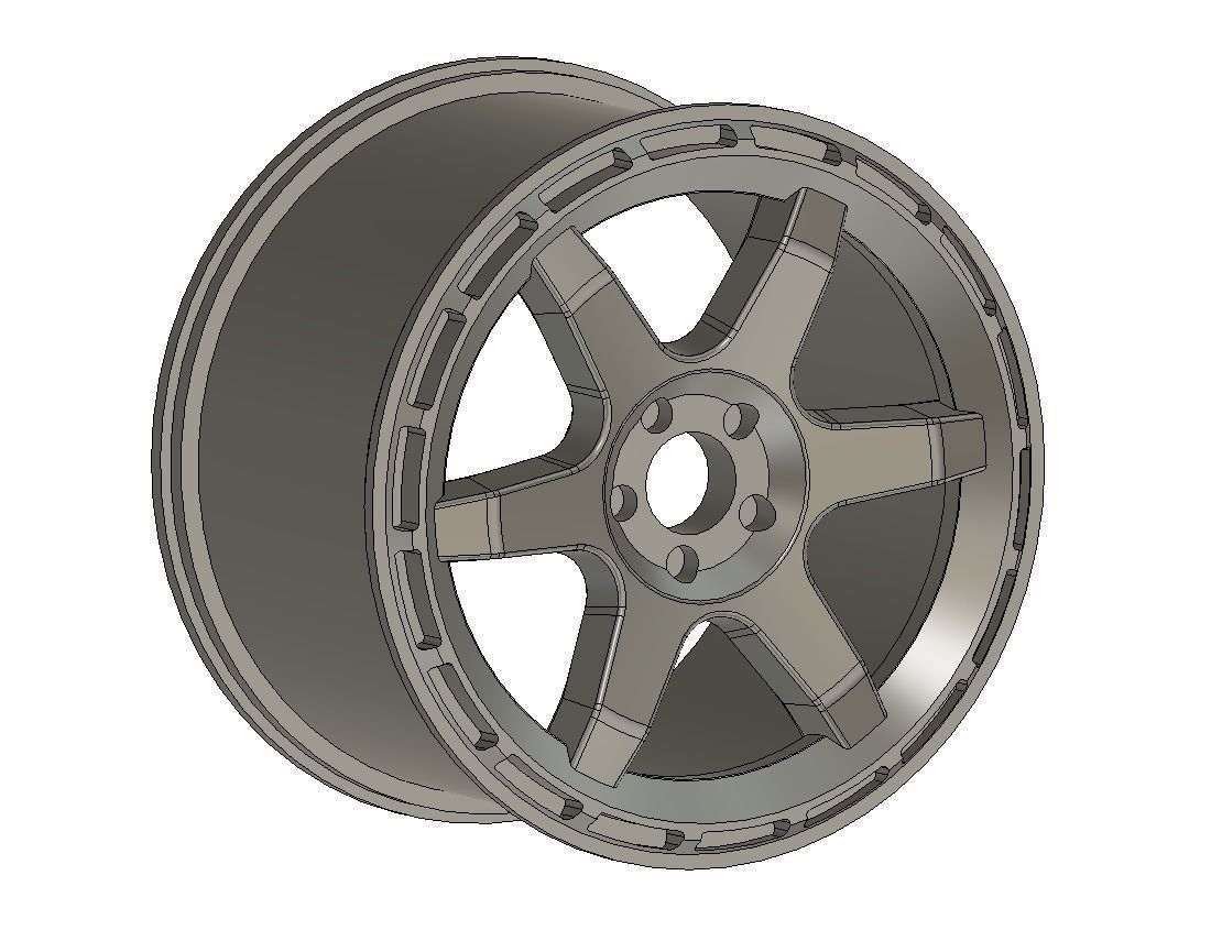 wheel 3D model 3D printable | CGTrader