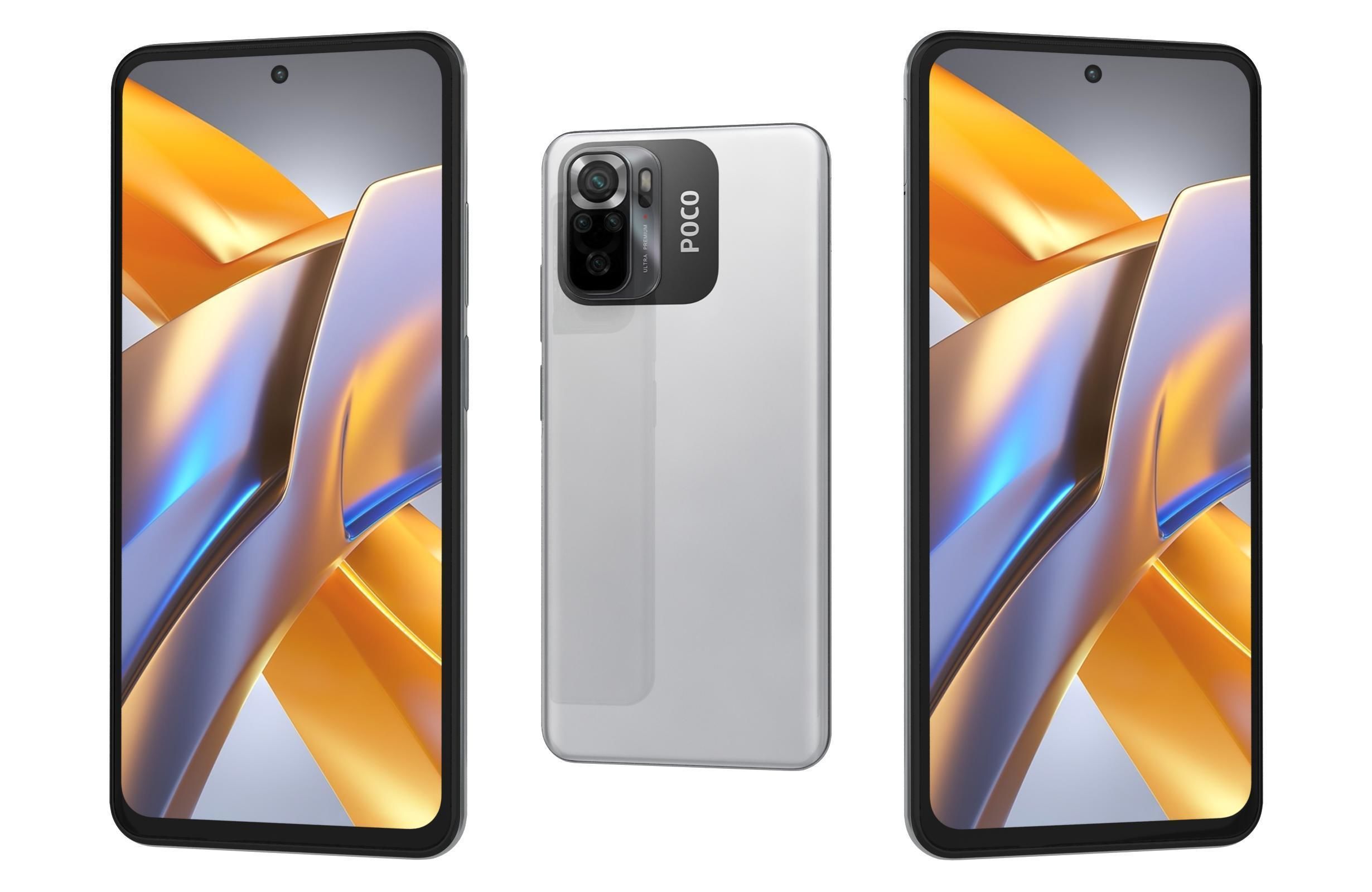 3D model Xiaomi Poco M5s All Colors VR / AR / low-poly | CGTrader