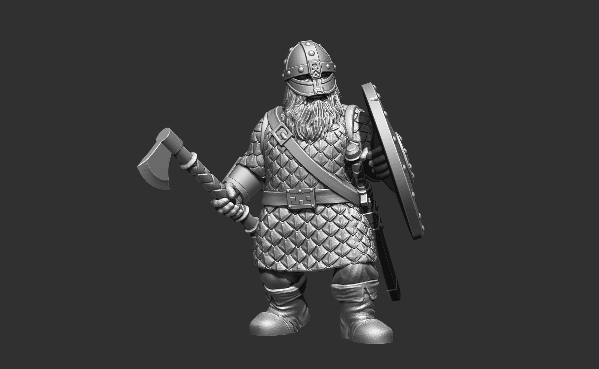 Dwarves Warriors Set1 3D Print Model 3D model 3D printable | CGTrader