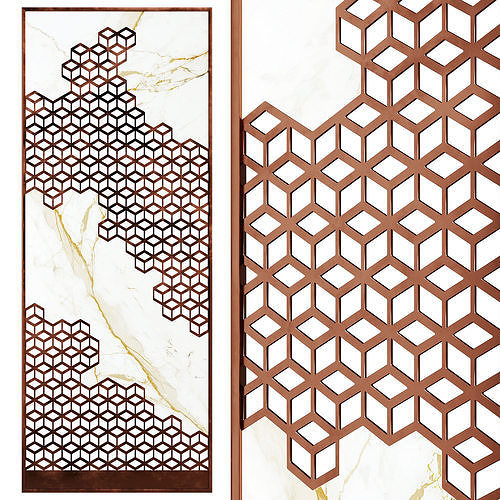 Modern partition 3D model | CGTrader