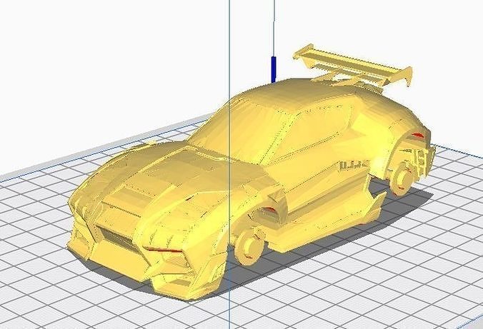 ROCKET LEAGUE Takumi RX-T 3D model 3D printable | CGTrader