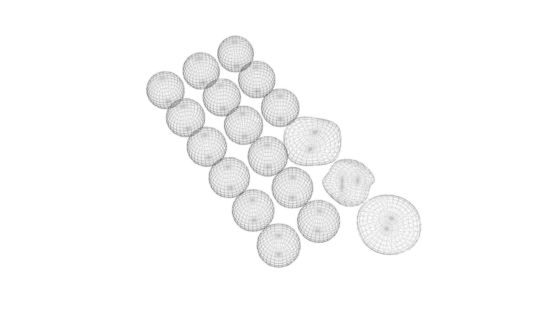 Squish Balls 3D model | CGTrader