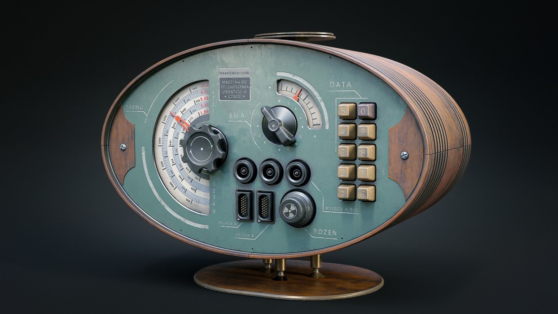 Portable Time Machine 3D model | CGTrader