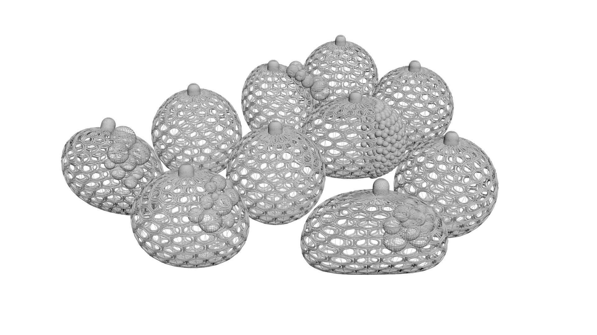 Squish Balls In Net 3D model | CGTrader