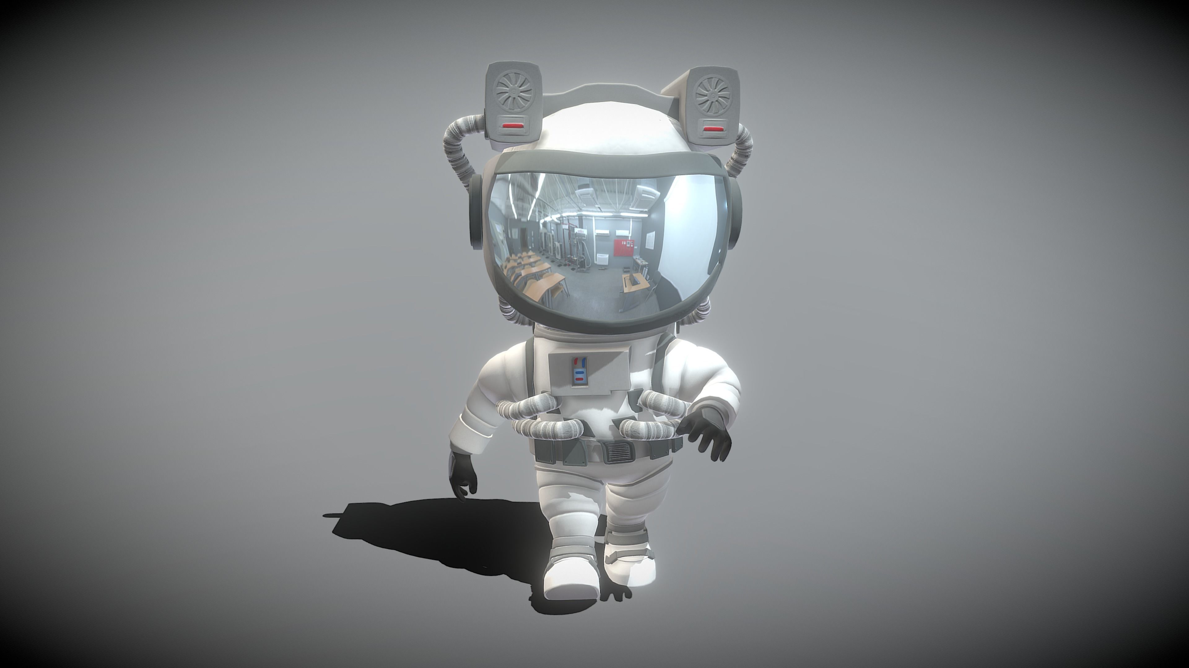 Astronaut 3D model animated rigged | CGTrader