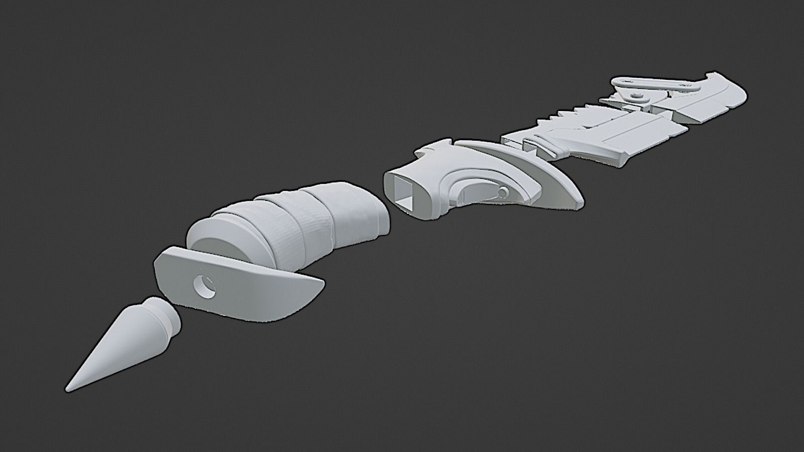 Overwatch - Junker Queen Knife 3D model 3D printable | CGTrader