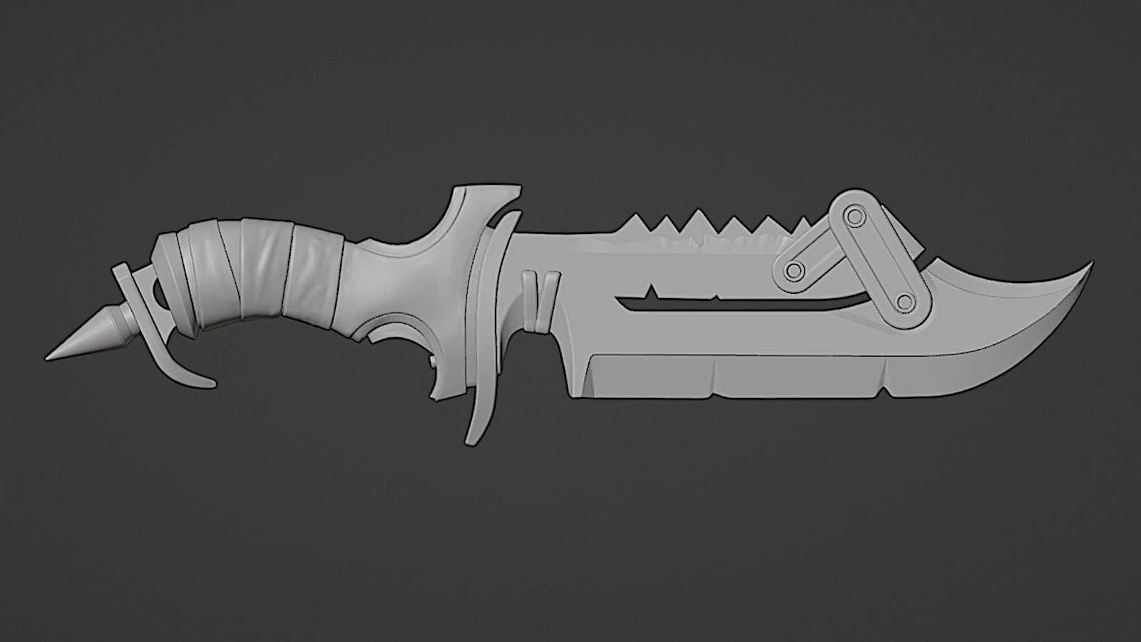 Overwatch - Junker Queen Knife 3D model 3D printable | CGTrader