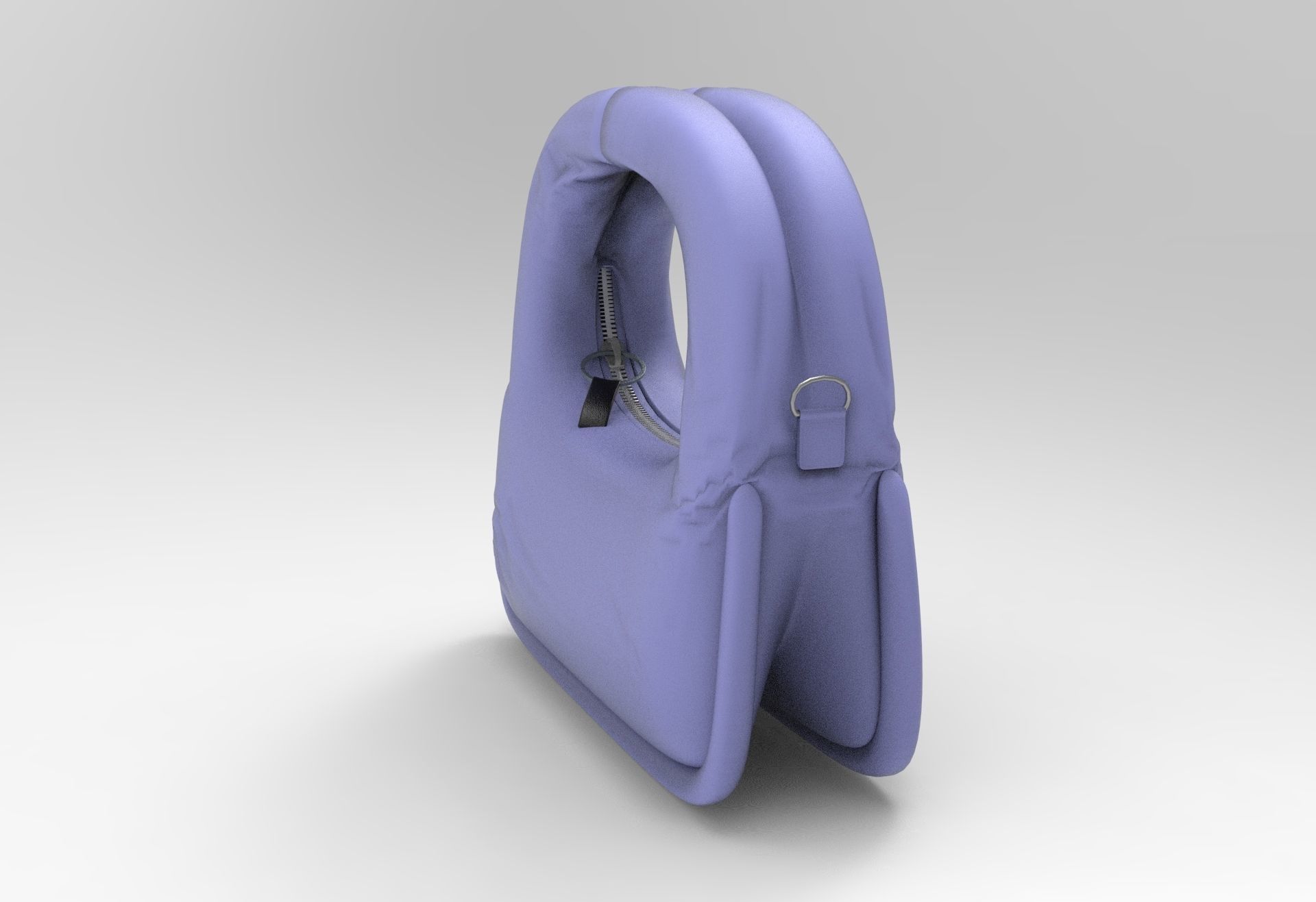 Crescent Hobo Bag 3D model | CGTrader