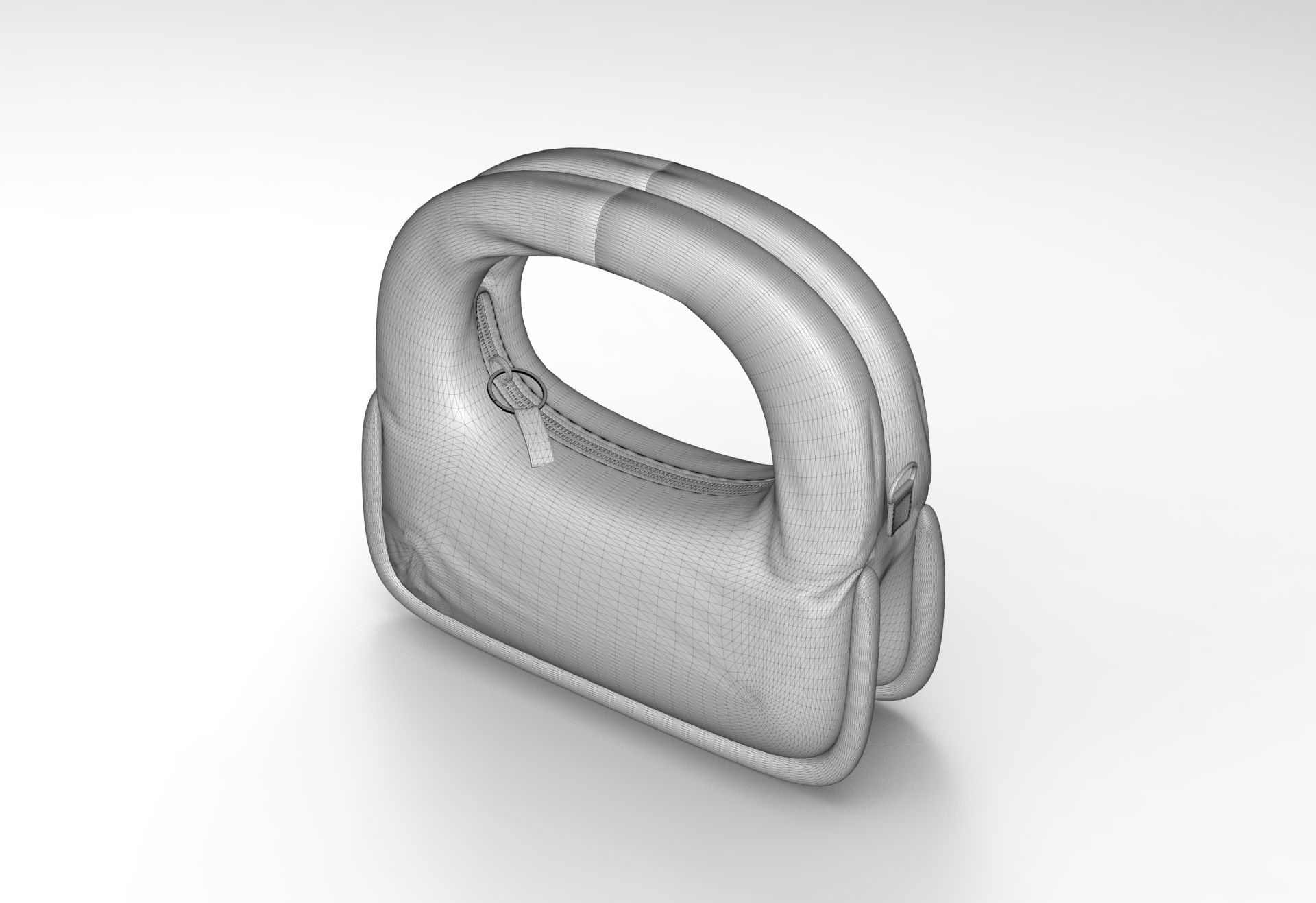 Crescent Hobo Bag 3D model | CGTrader