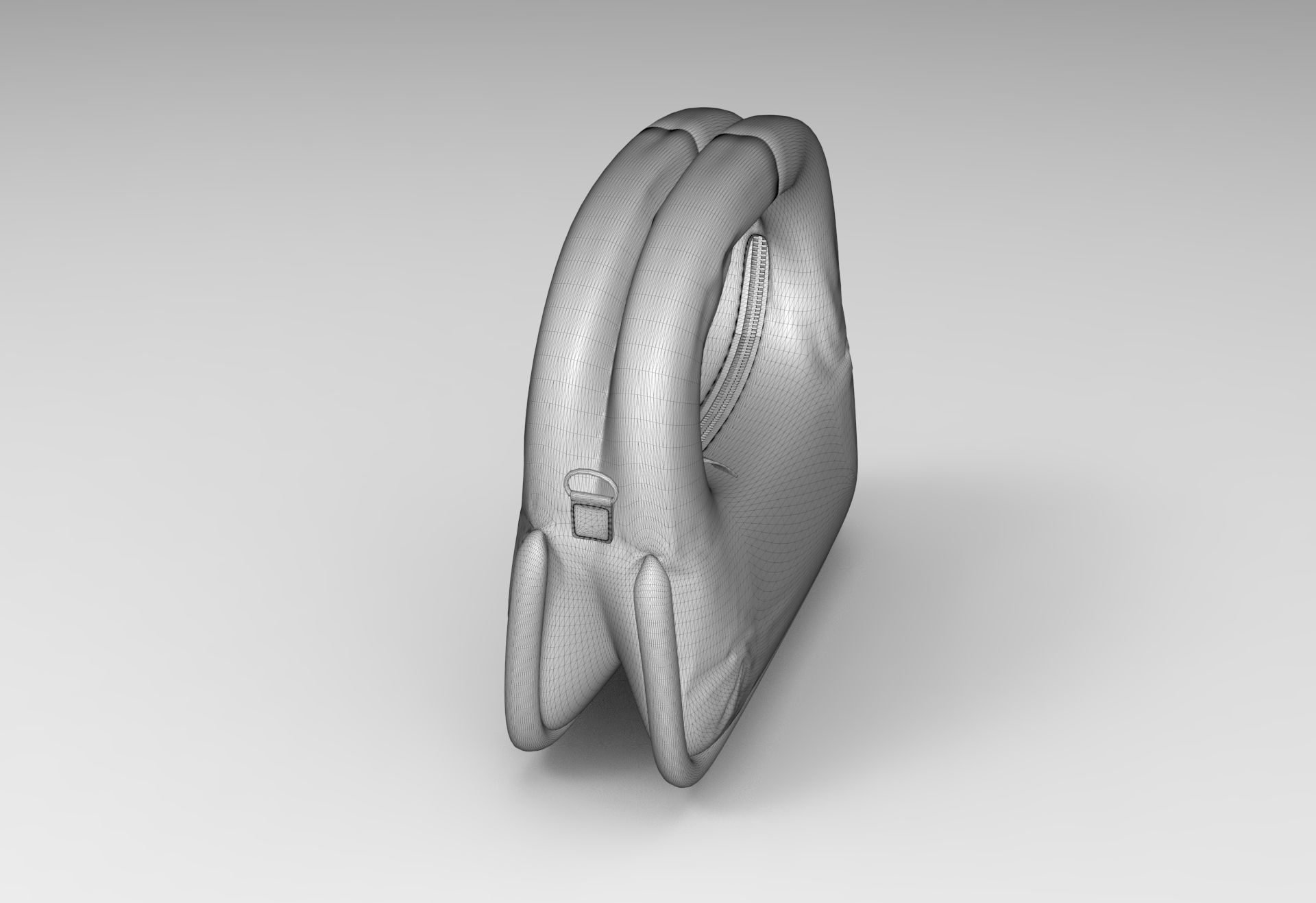 Crescent Hobo Bag 3D model | CGTrader