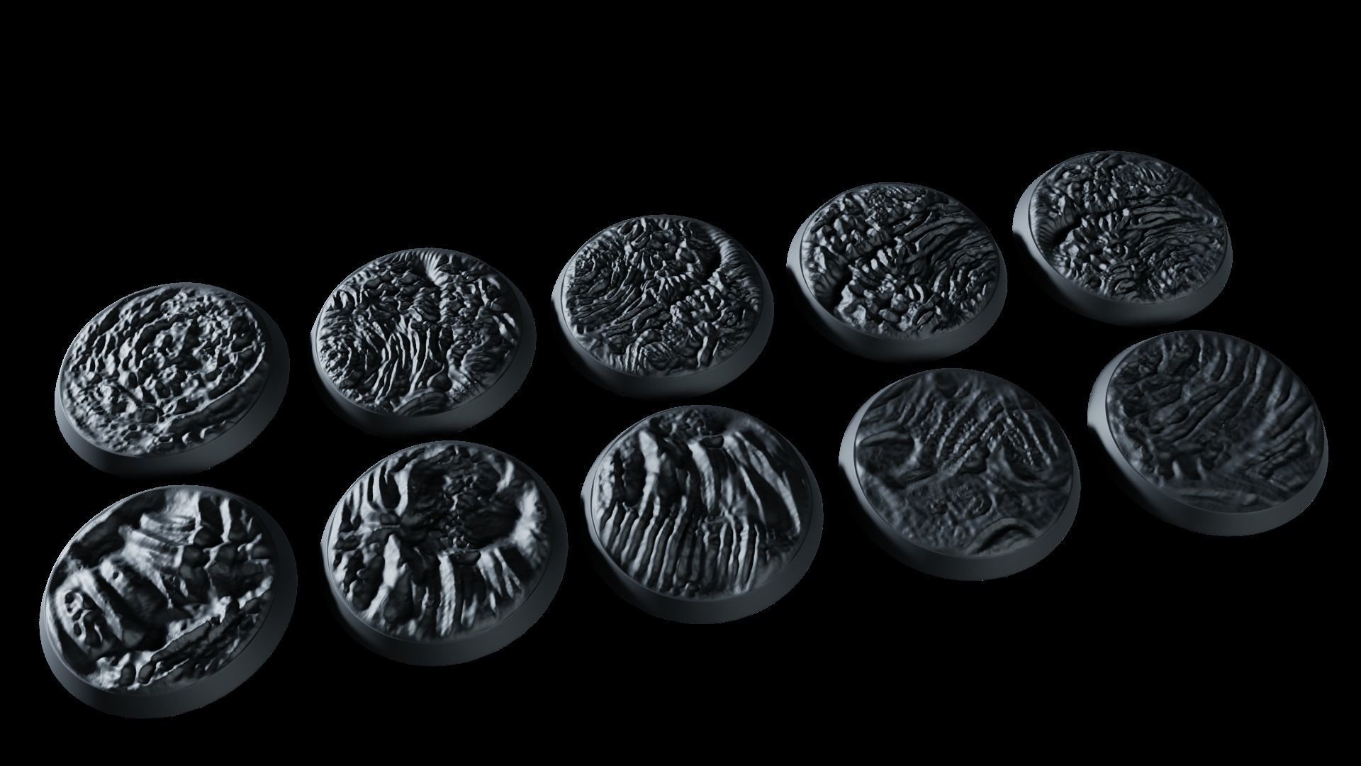 Miniature bases Mega Pack 3D model 3D printable | CGTrader