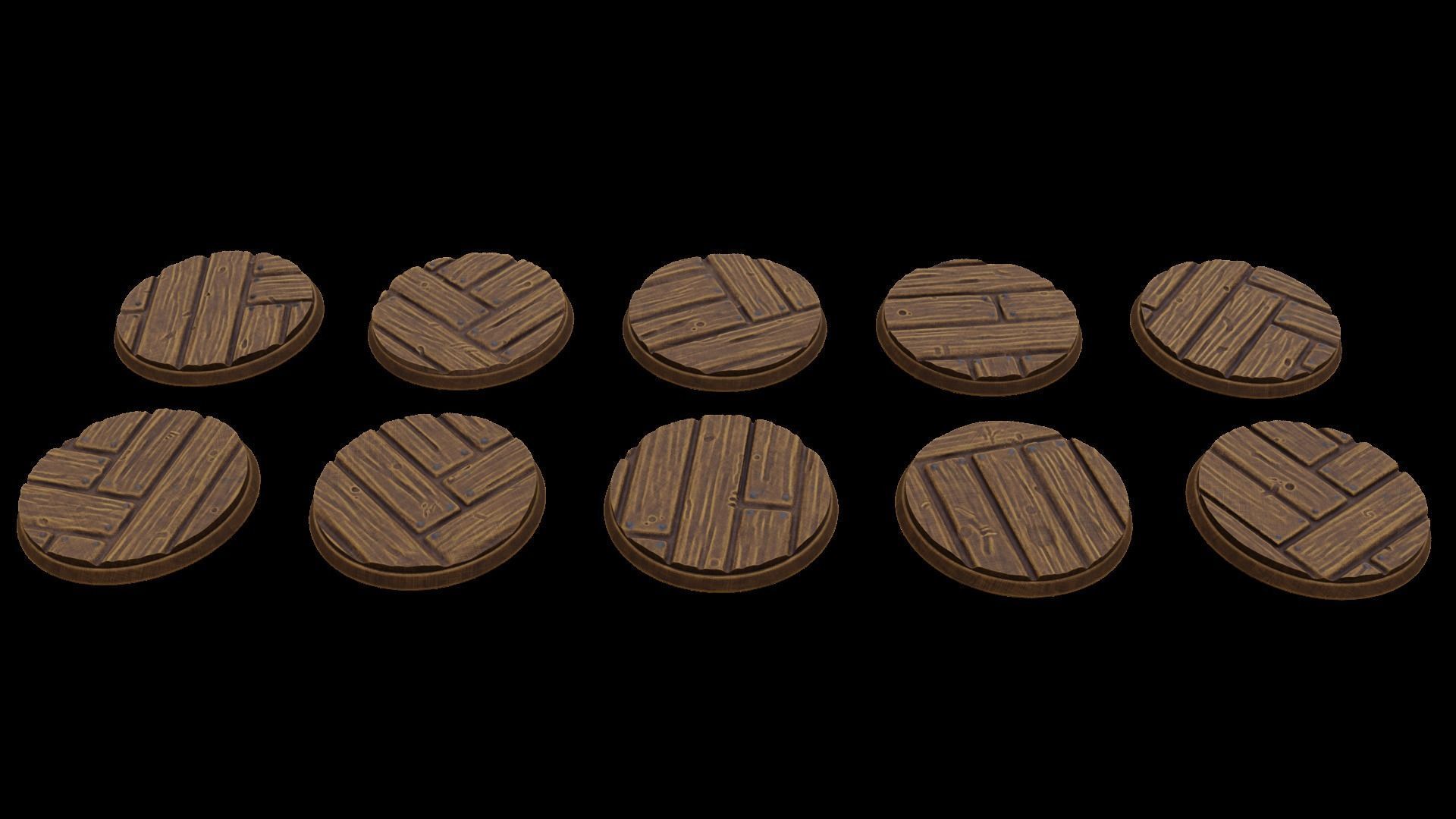 Miniature bases Mega Pack 3D model 3D printable | CGTrader