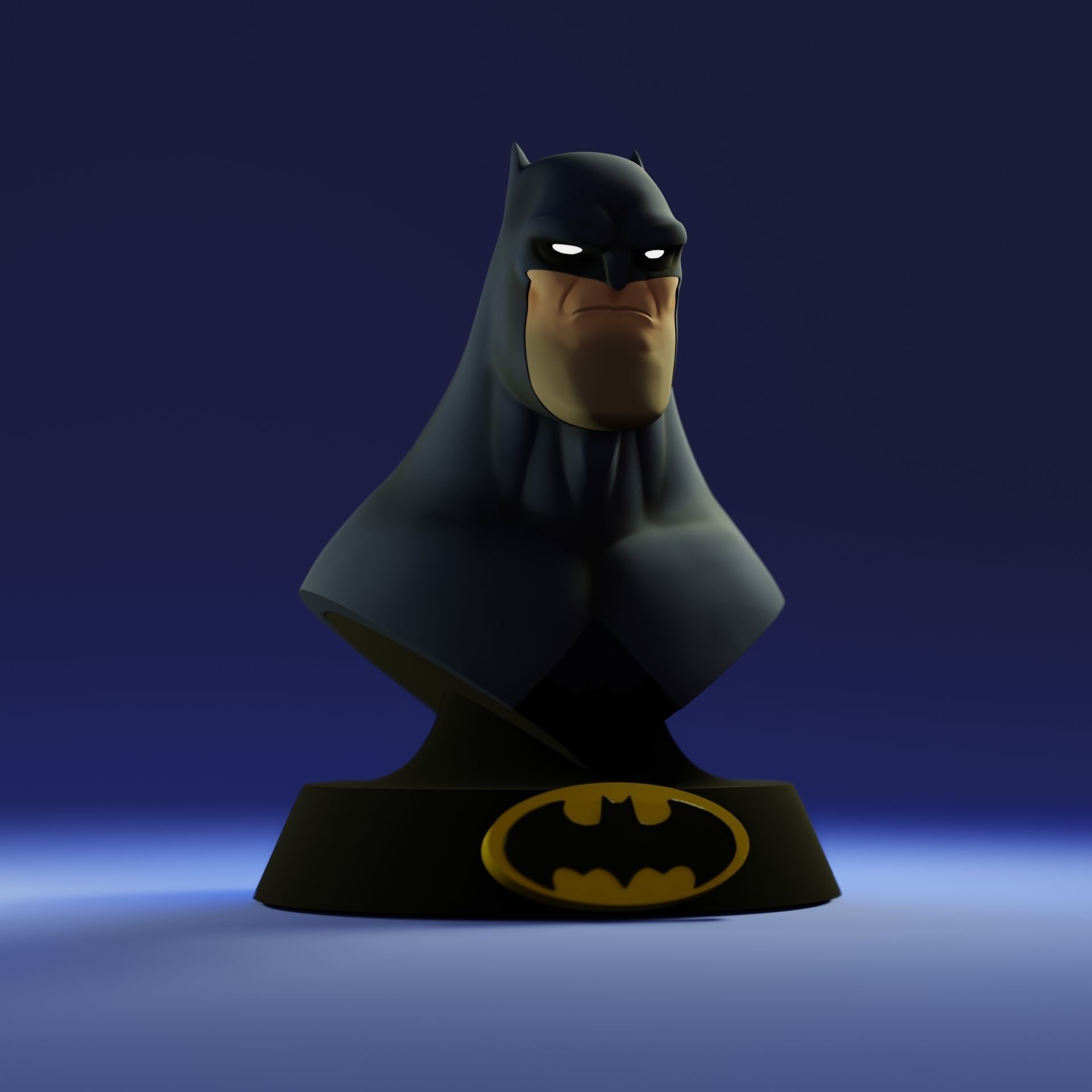 BATMAN STYLIZED 3D model 3D printable | CGTrader