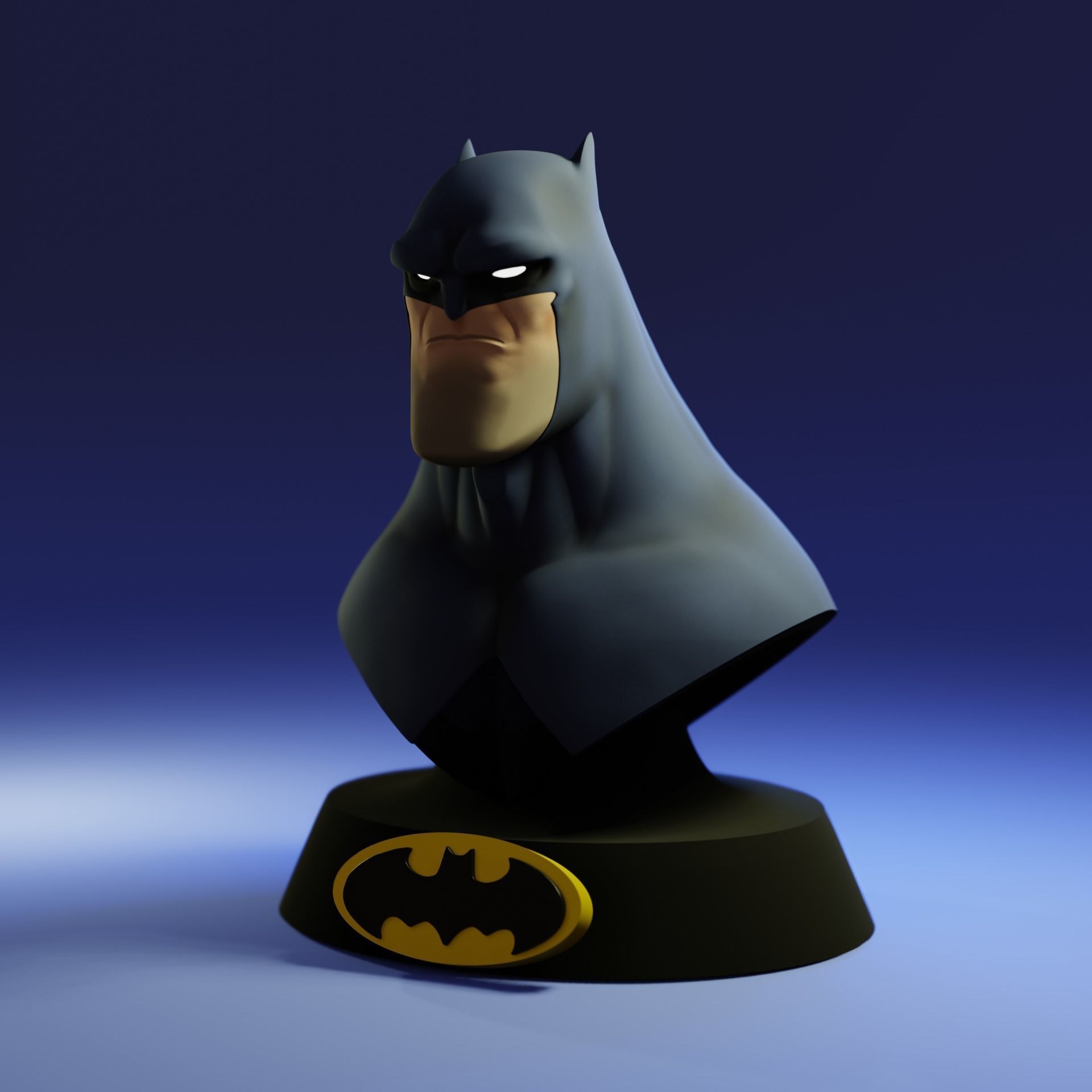 BATMAN STYLIZED 3D model 3D printable | CGTrader