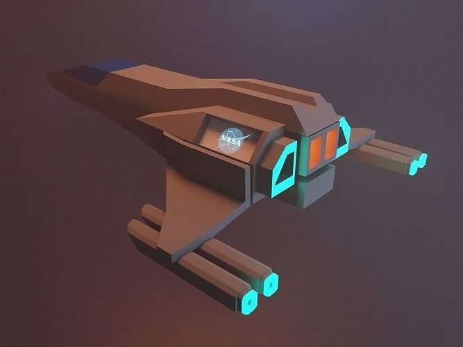 spaceship free 3D model | CGTrader