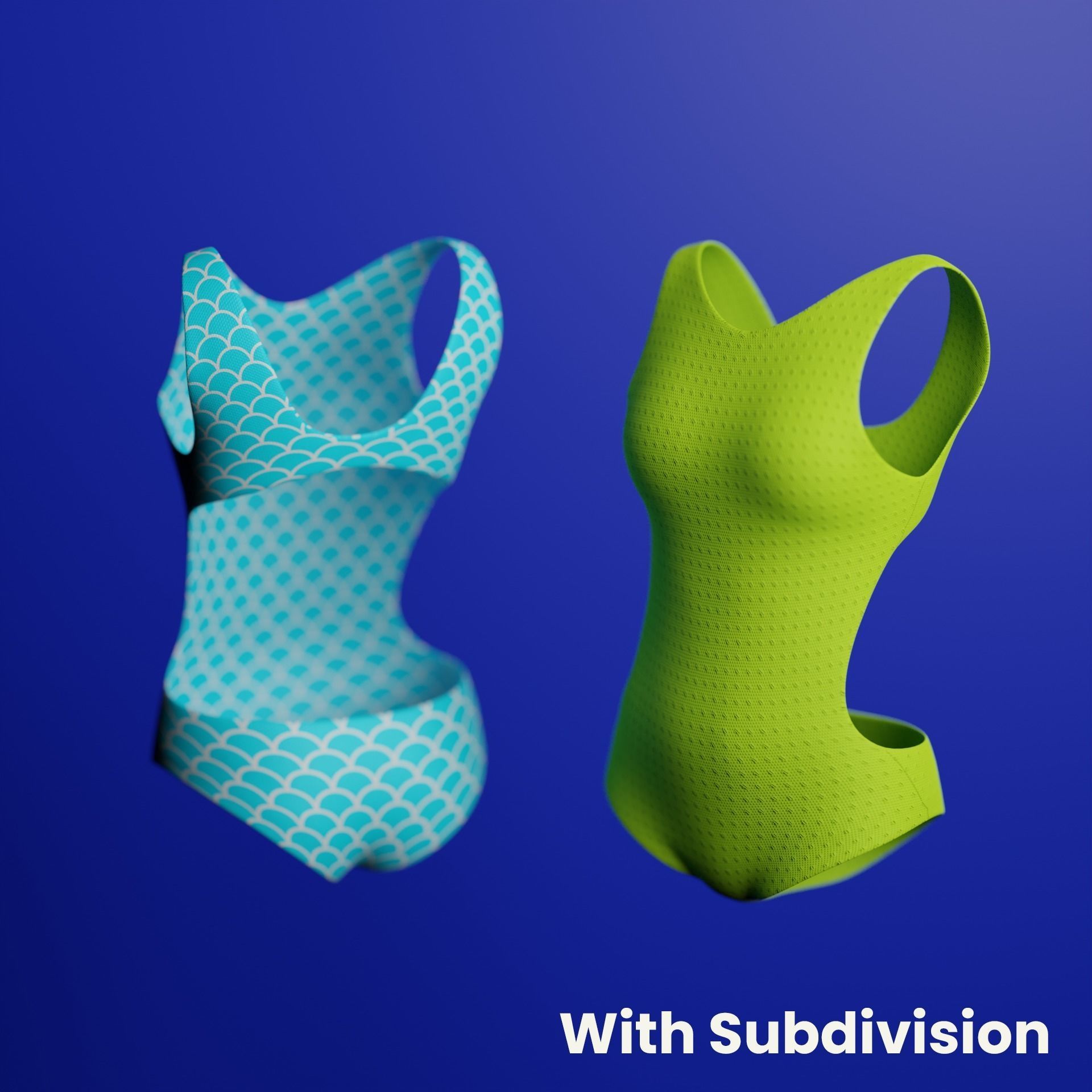 3D model Swimwear costumes pack VR / AR / low-poly | CGTrader