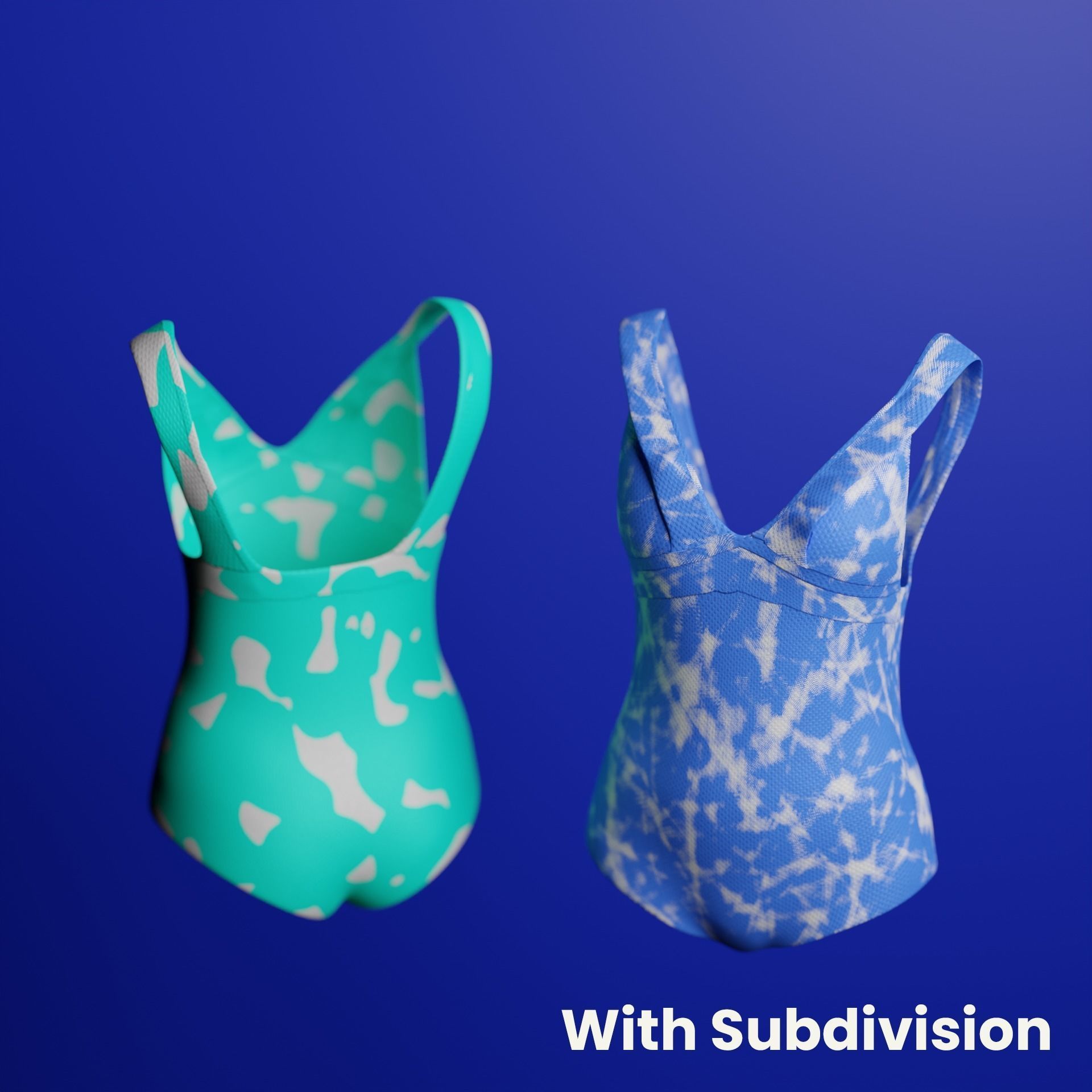 3D model Swimwear costumes pack VR / AR / low-poly | CGTrader