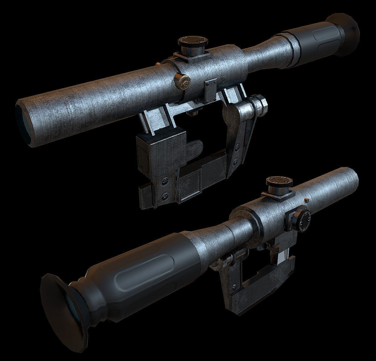3D model Sniper Rifle Vintorez VSS VR / AR / low-poly | CGTrader