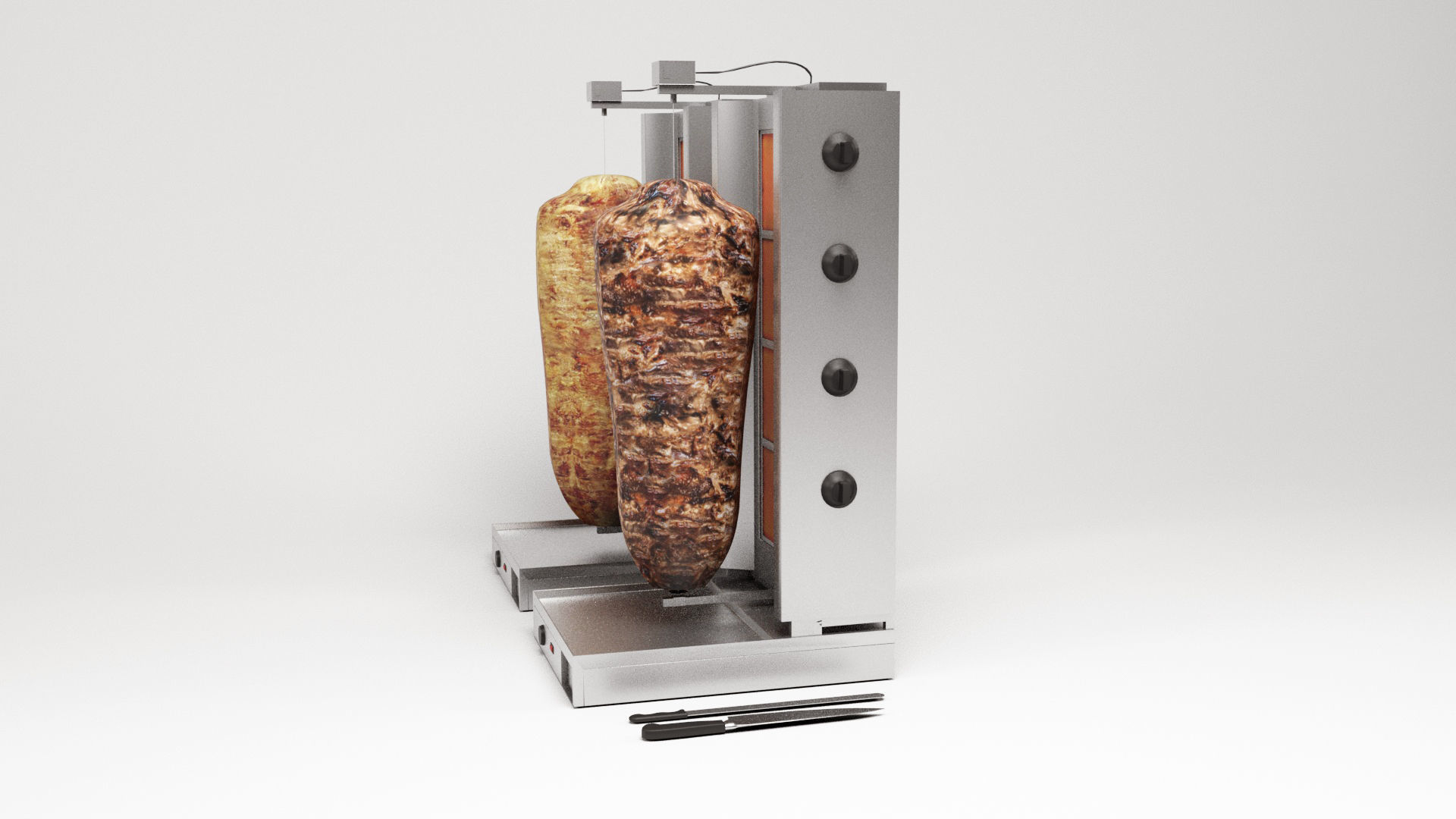 3D model Kebab Props VR / AR / low-poly | CGTrader