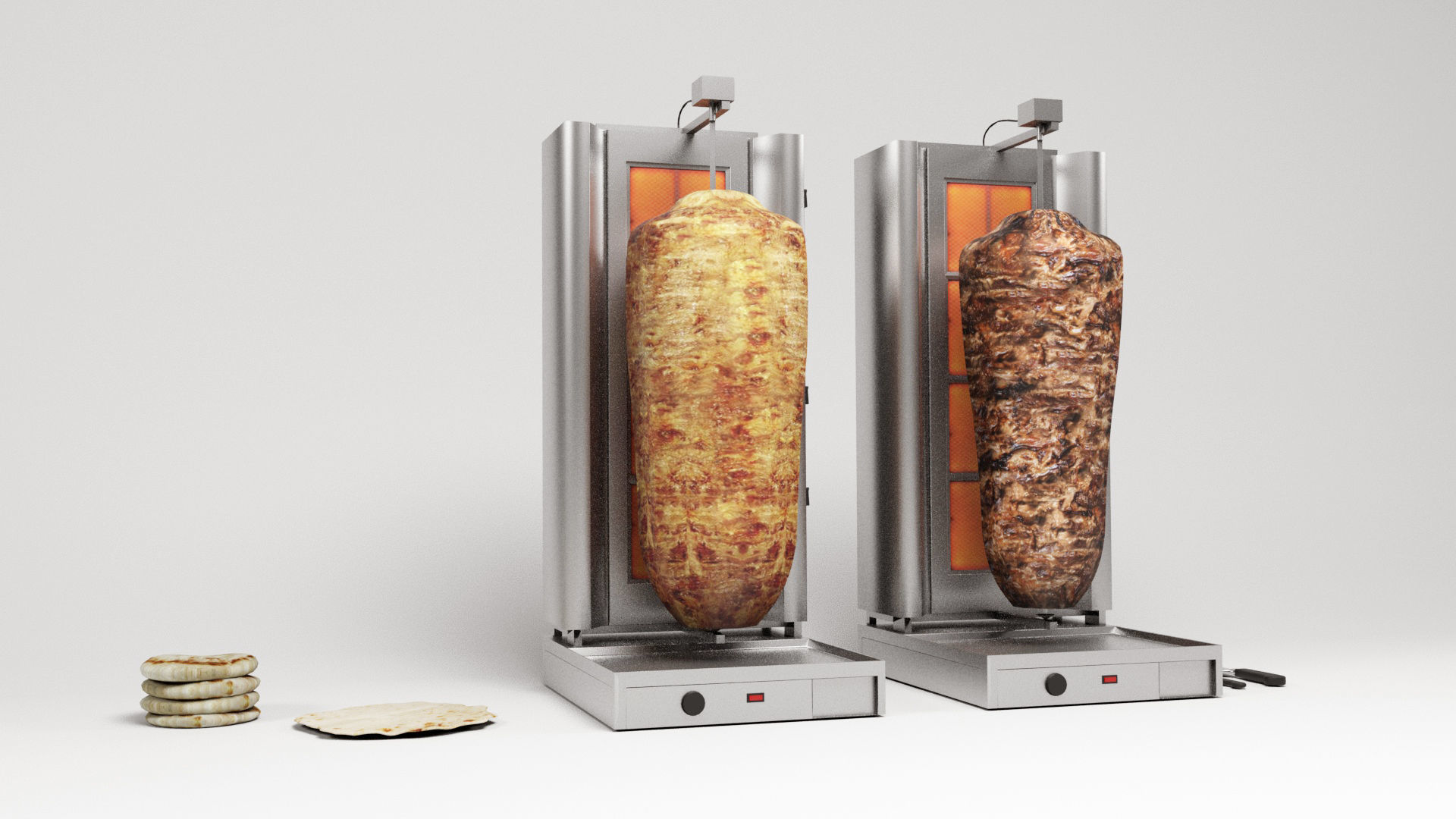 3D model Kebab Props VR / AR / low-poly | CGTrader