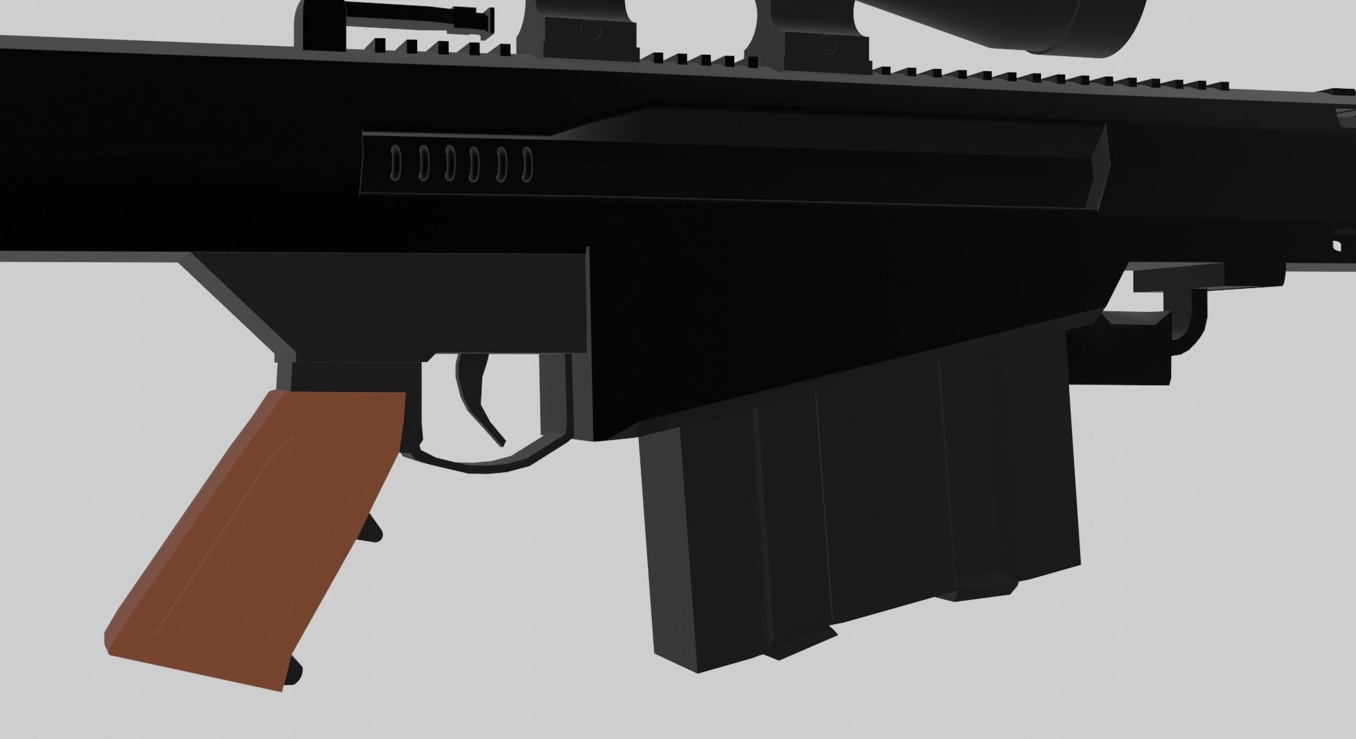 sniper rifle gun model free VR / AR / low-poly 3D model | CGTrader