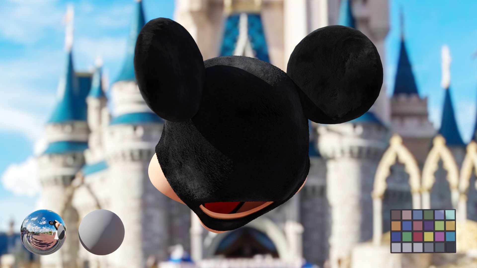 Mickey Mascot Head 3D model | CGTrader