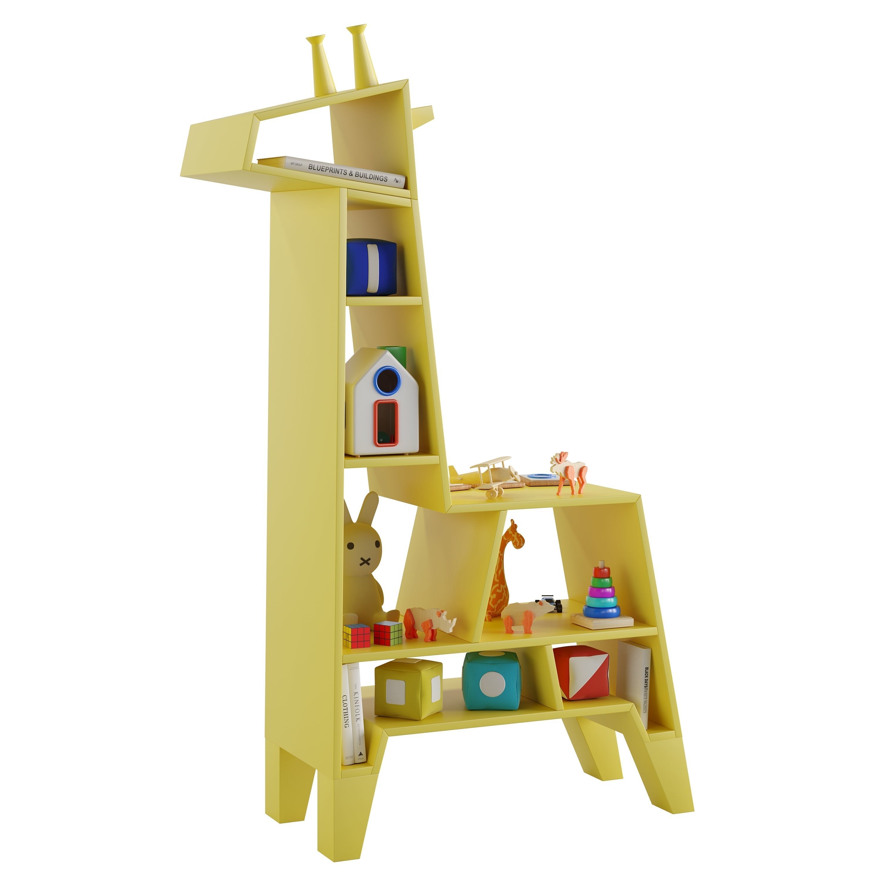 Giraffe Shelf 3D model | CGTrader