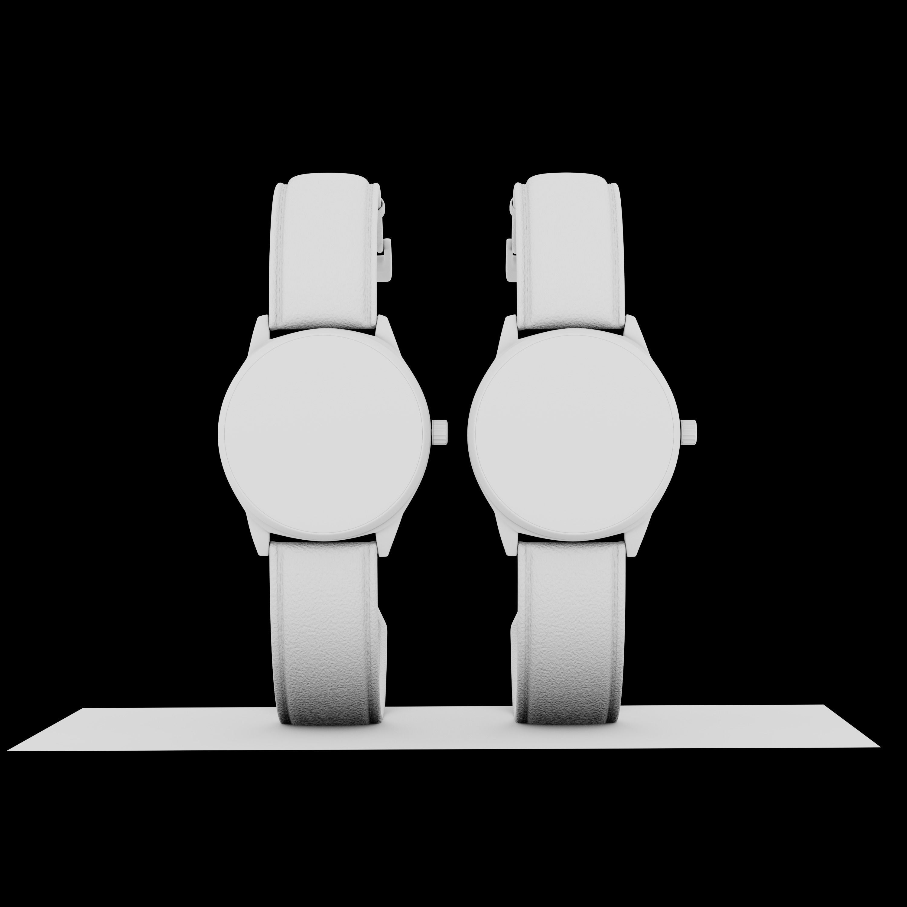 Watch 3D model two watches 3D model | CGTrader