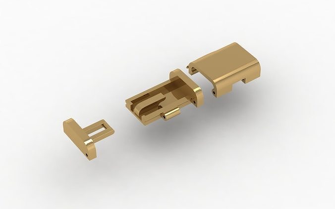 lock clasp for bracelet chain free 3D model 3D printable | CGTrader