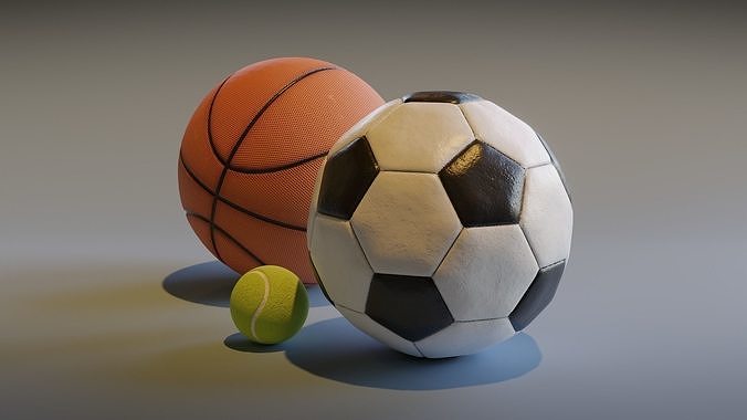 3D model Balls Pack VR / AR / low-poly | CGTrader