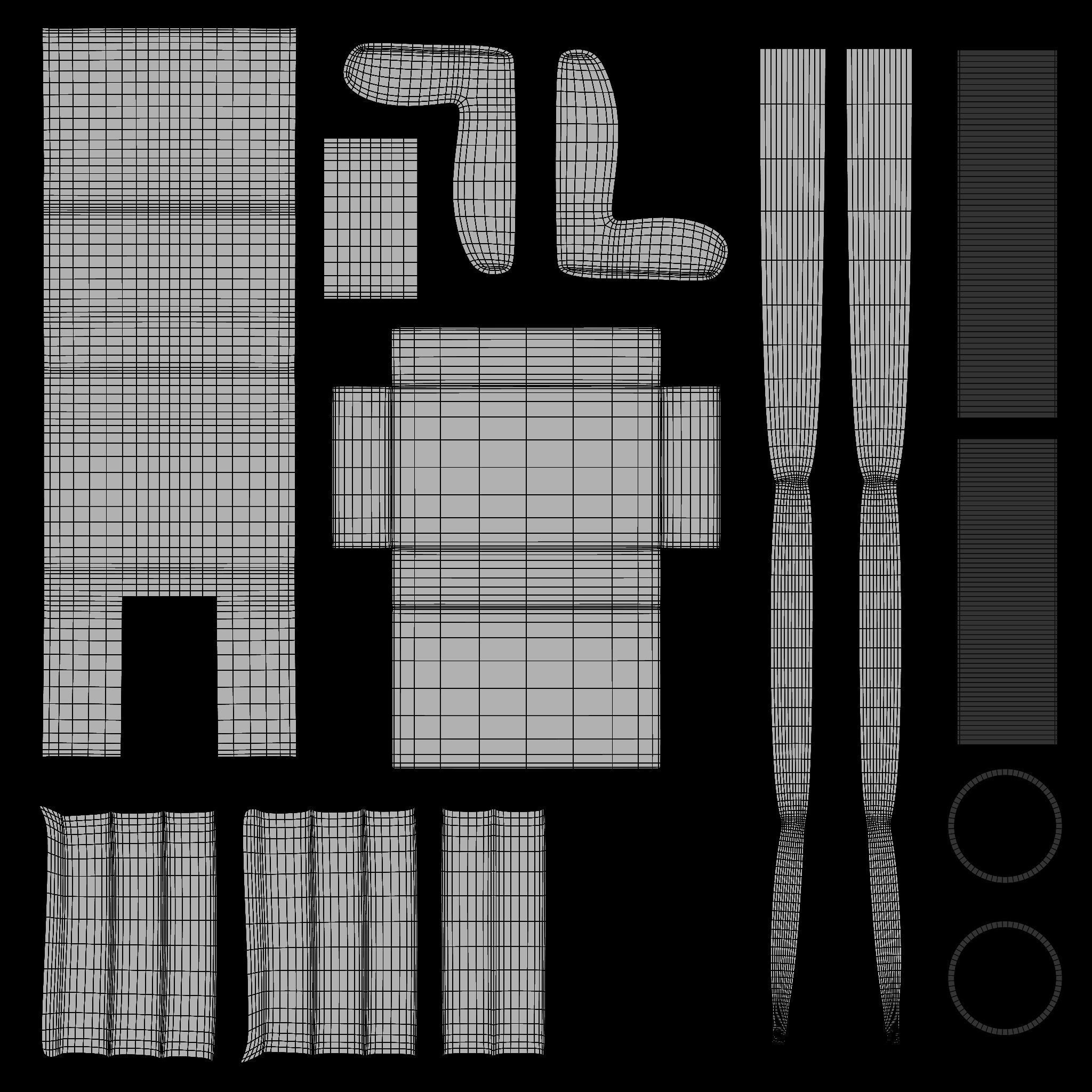 3D model Retro Diner Waiting Booth VR / AR / low-poly | CGTrader