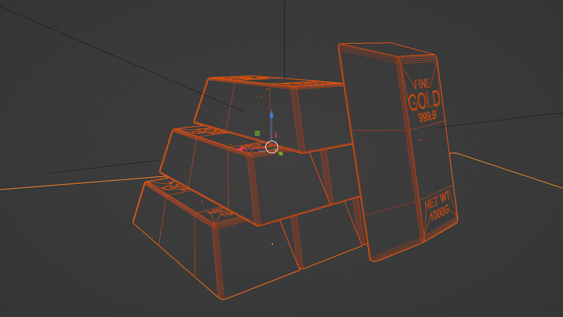 Gold Bar 3D Model 3D model | CGTrader