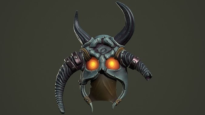 3D model Barbarian mask VR / AR / low-poly | CGTrader