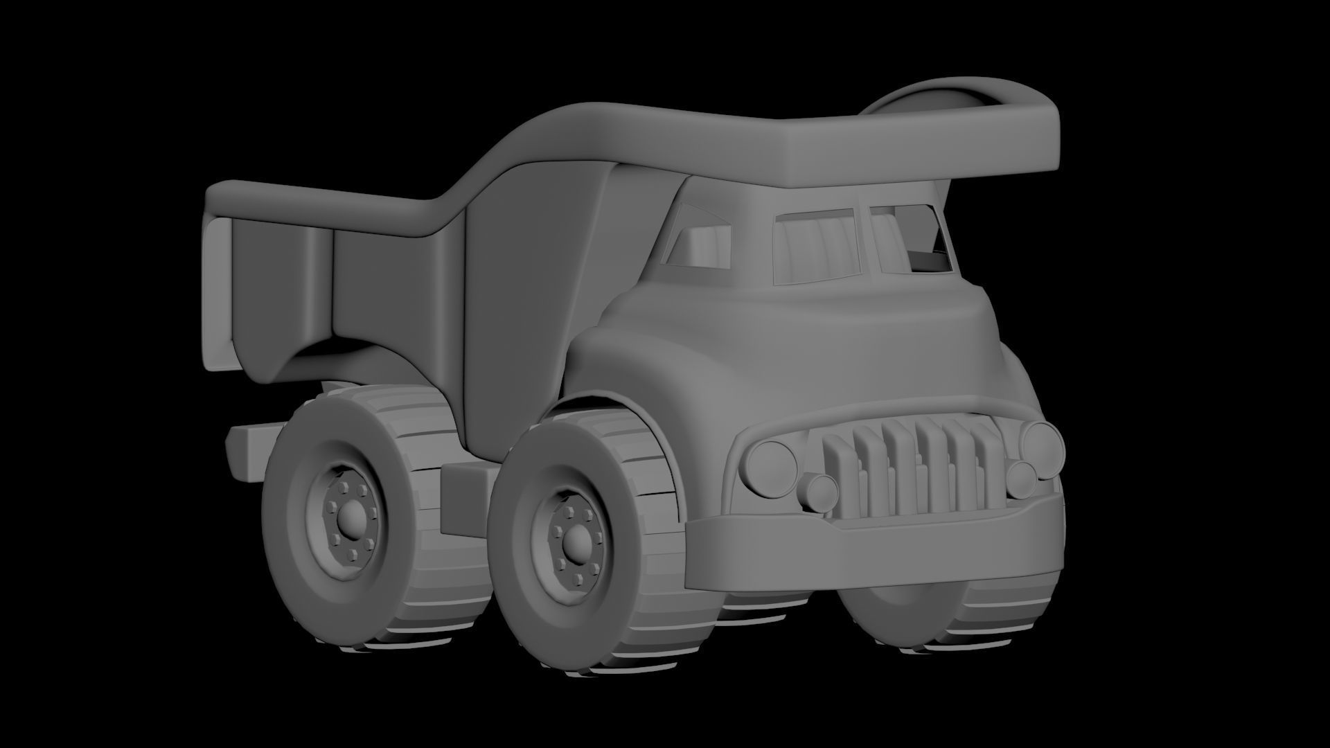Truck Toy 3D Print model 3D model | CGTrader