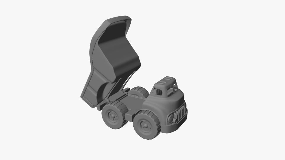 Truck Toy 3D Print model 3D model | CGTrader