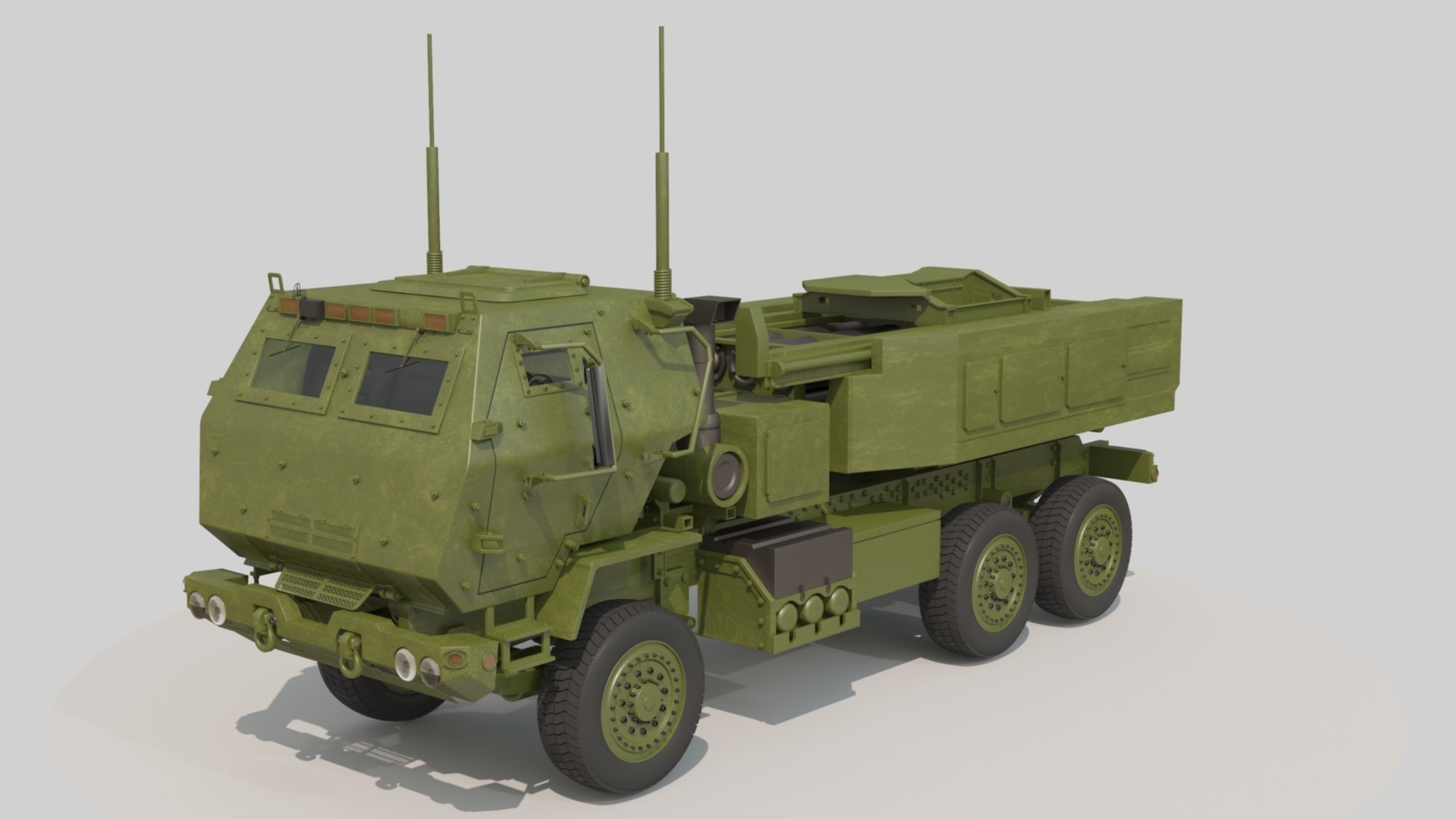 HIMARS Style Military Truck M142 3D model | CGTrader