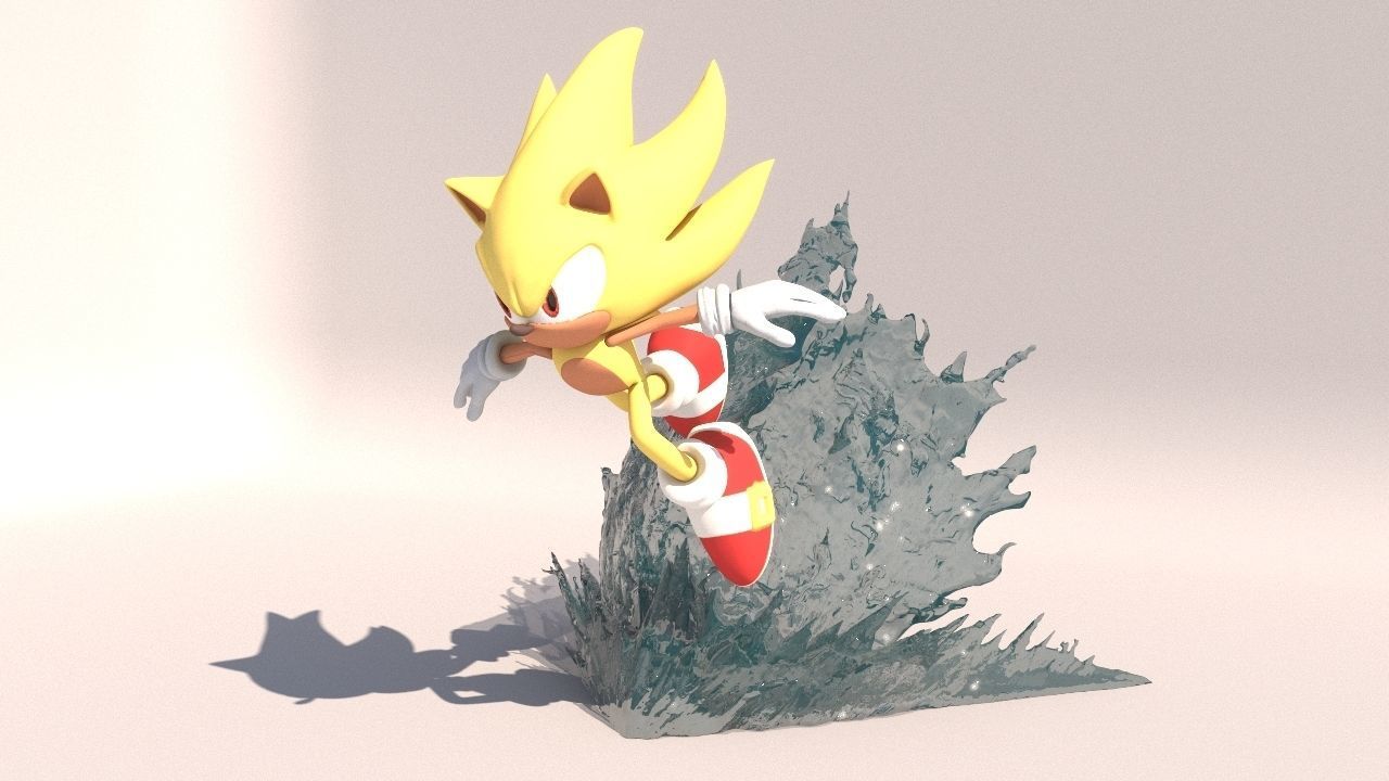 Super Sonic 3 Classic 3D model 3D printable | CGTrader