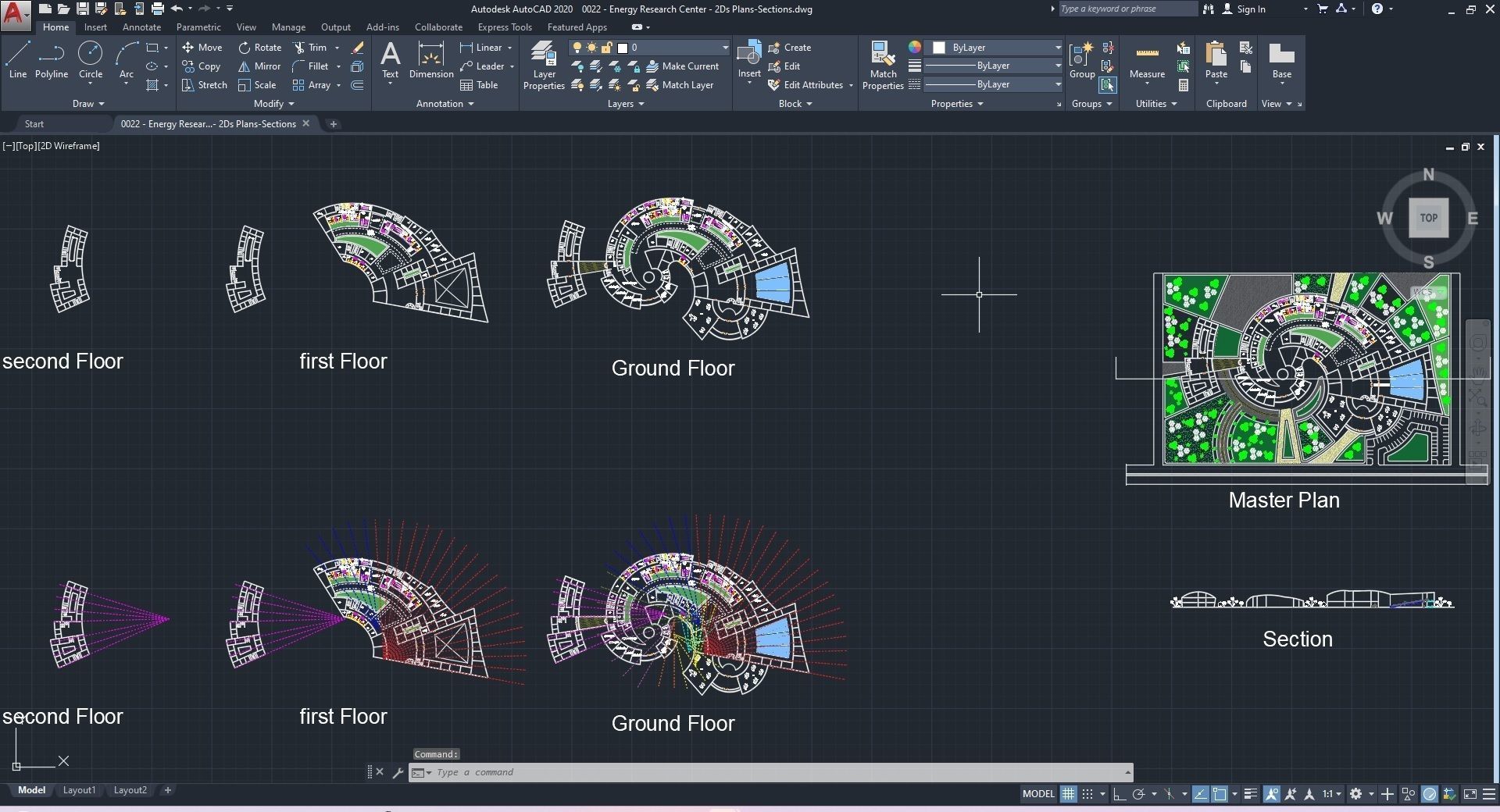 0022 - Energy Research Center - 2Ds Plans - 3Ds Files 3D model | CGTrader