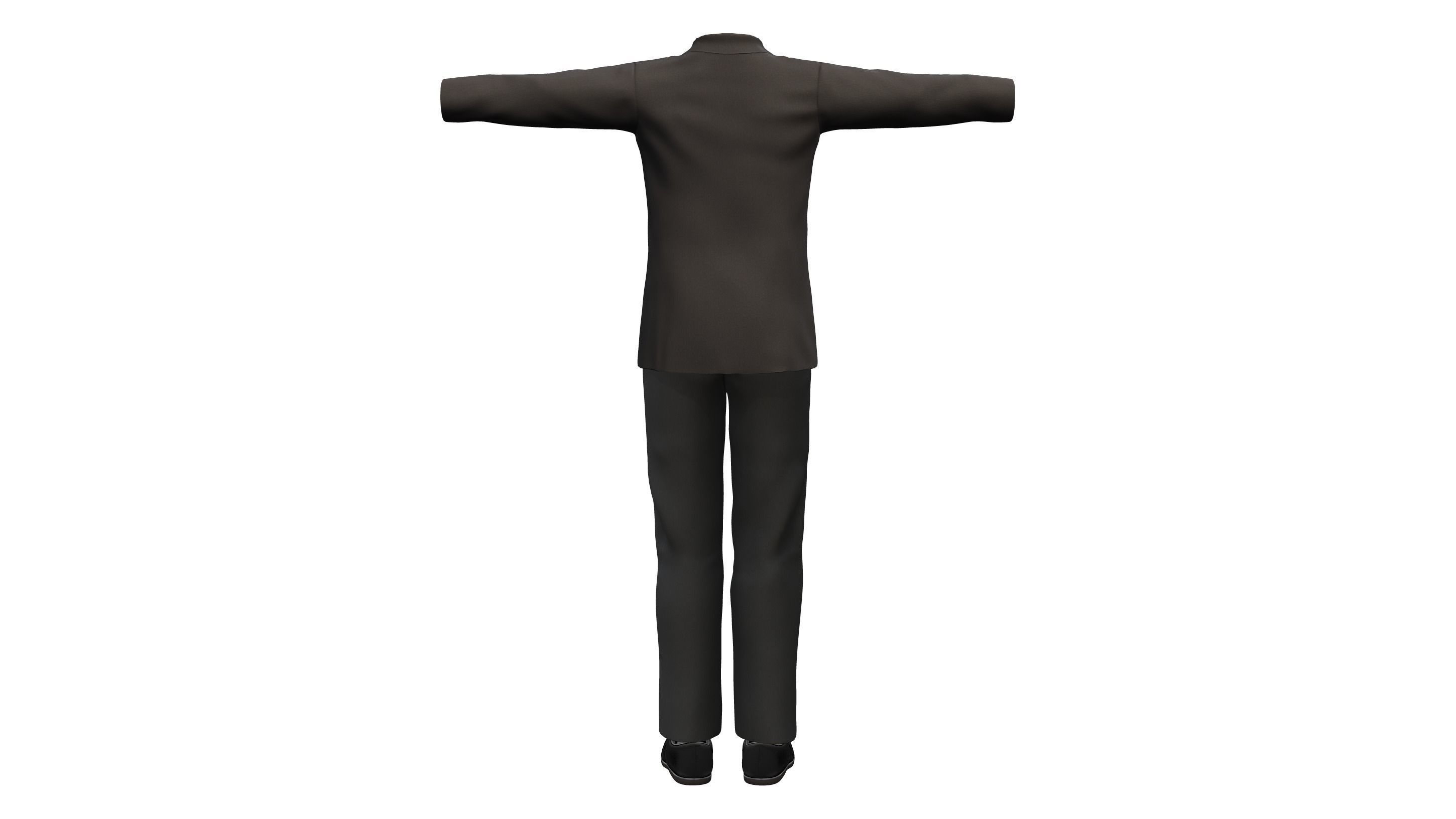 3D model Conductor Ticketer Greeter Driver Postman Style Uniform VR ...