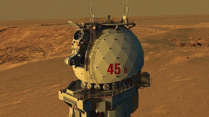sci fi observation post 3D model | CGTrader