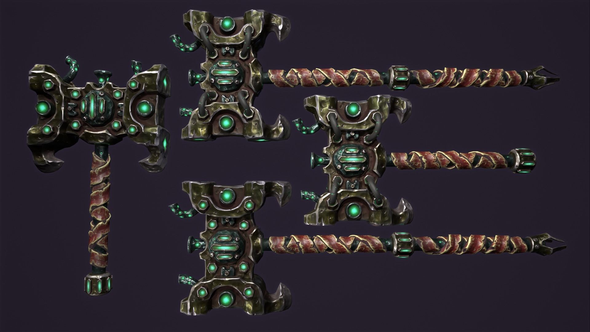 3D model Brute forge hammer VR / AR / low-poly | CGTrader