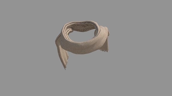 3D model Scarf hat VR / AR / low-poly | CGTrader