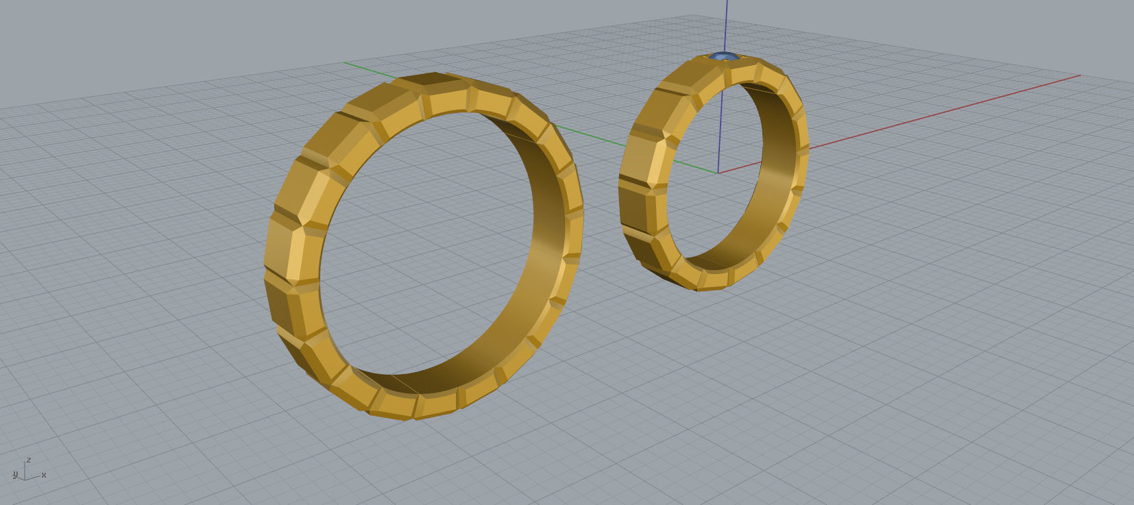 Cube rings 3d print mocel C02 free 3D model 3D printable | CGTrader