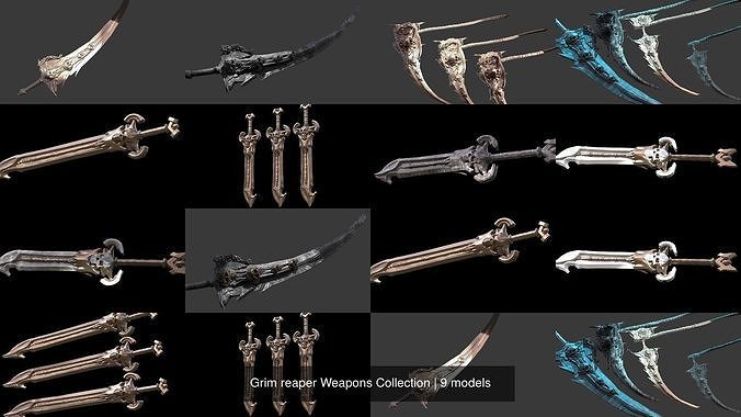 Grim reaper Weapons Collection | CGTrader