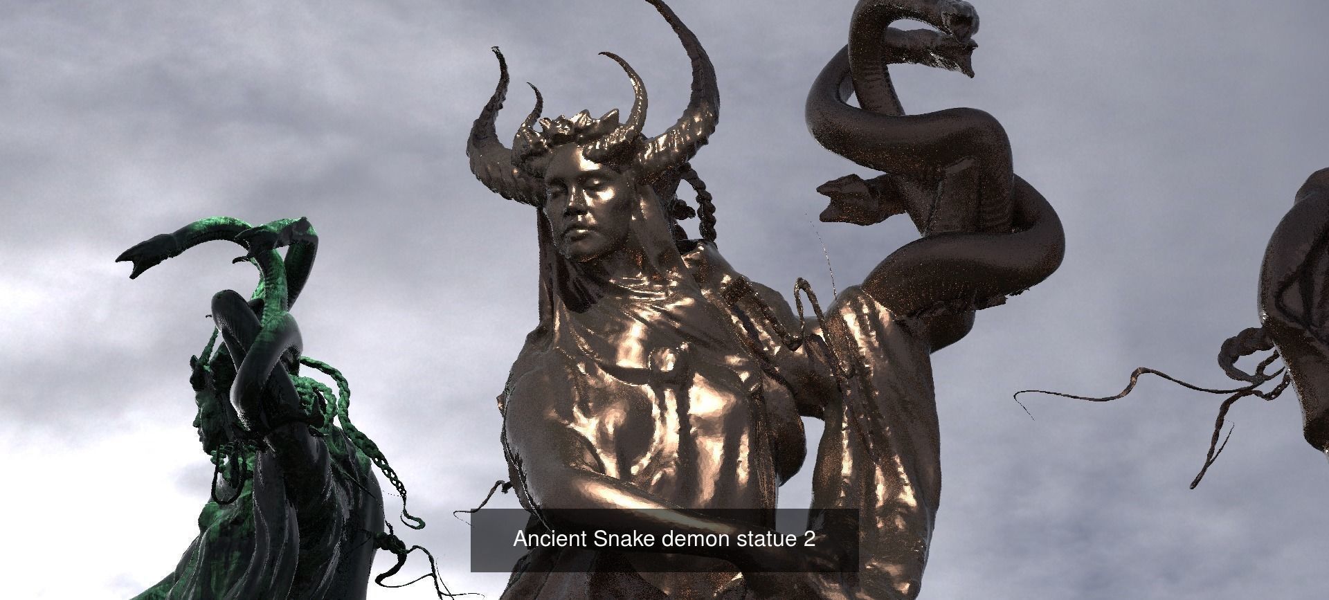 Medusa statue Collection | CGTrader