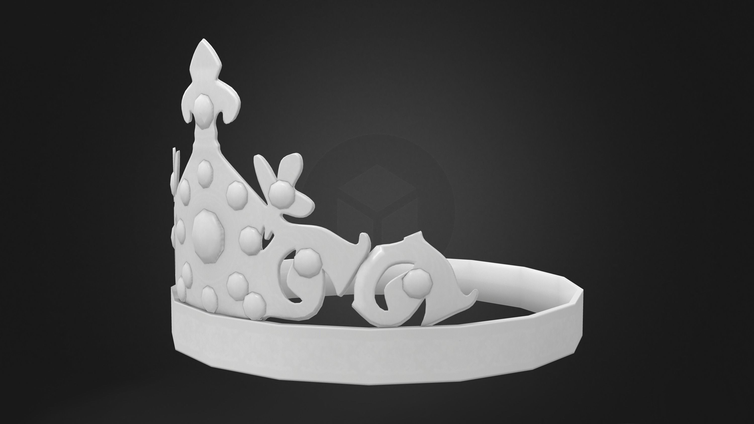3D model Medieval Royal Quin Crown VR / AR / low-poly | CGTrader