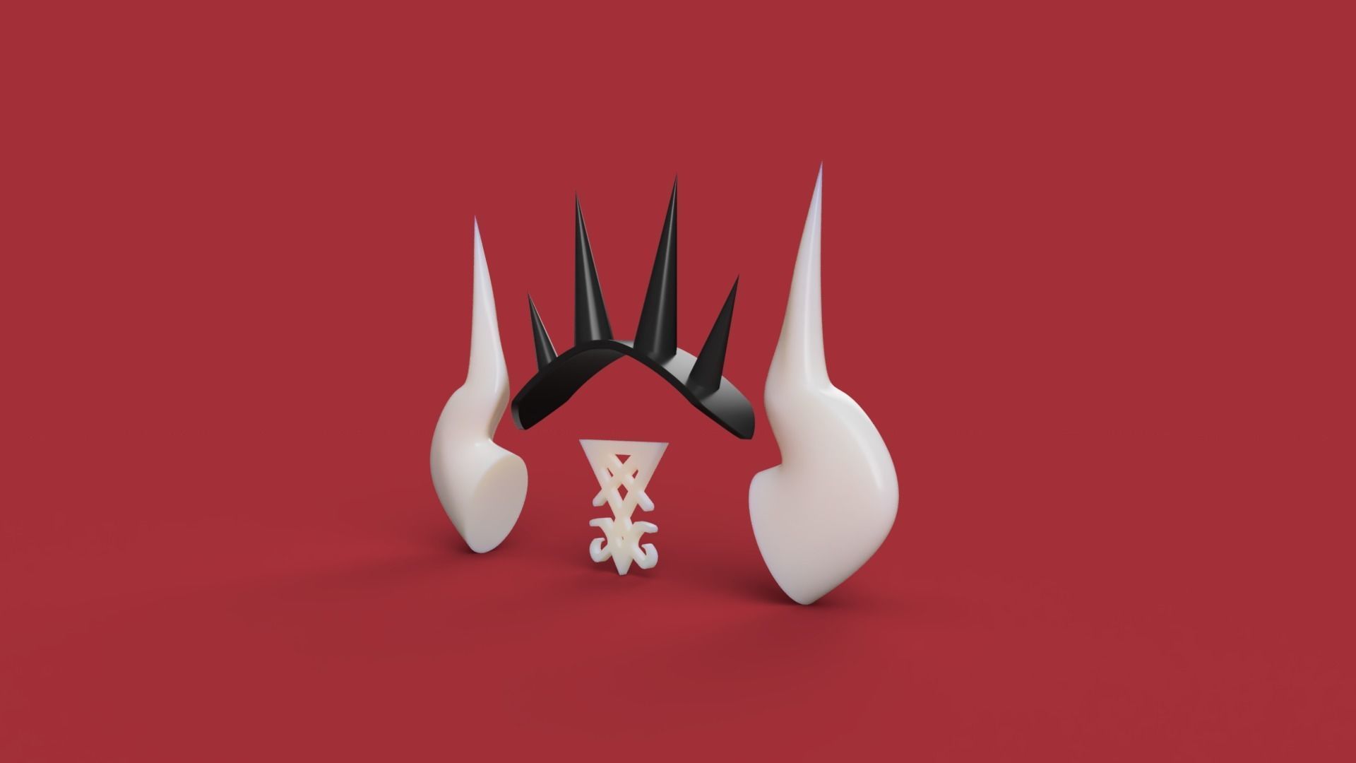 Helltaker Lucifer accessories 3D model 3D printable | CGTrader