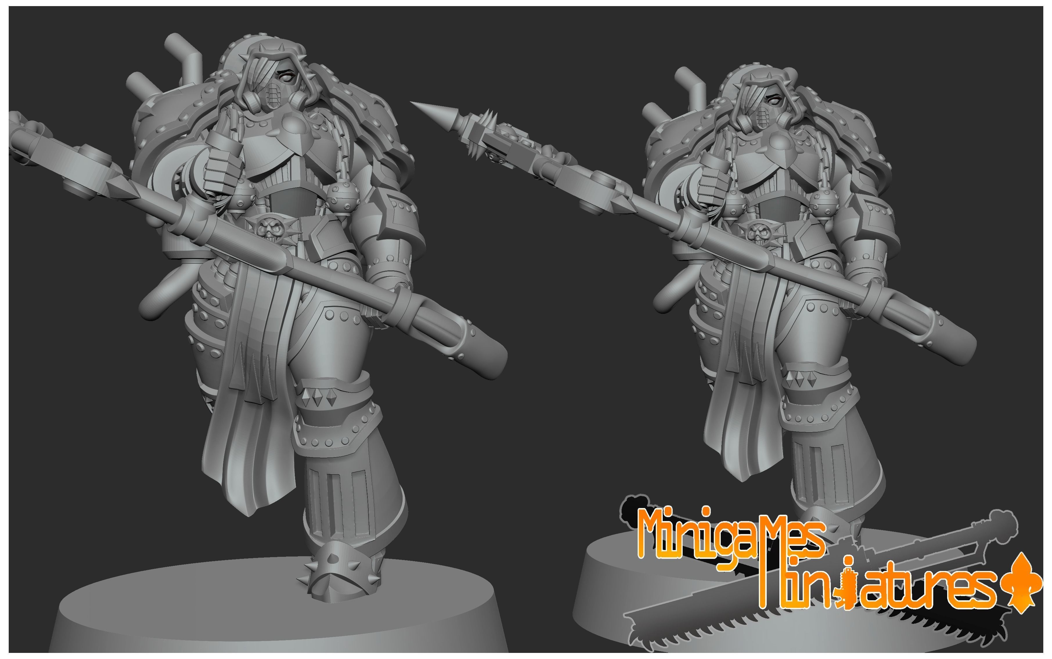 Mortarion anime figurine 3D model 3D printable | CGTrader